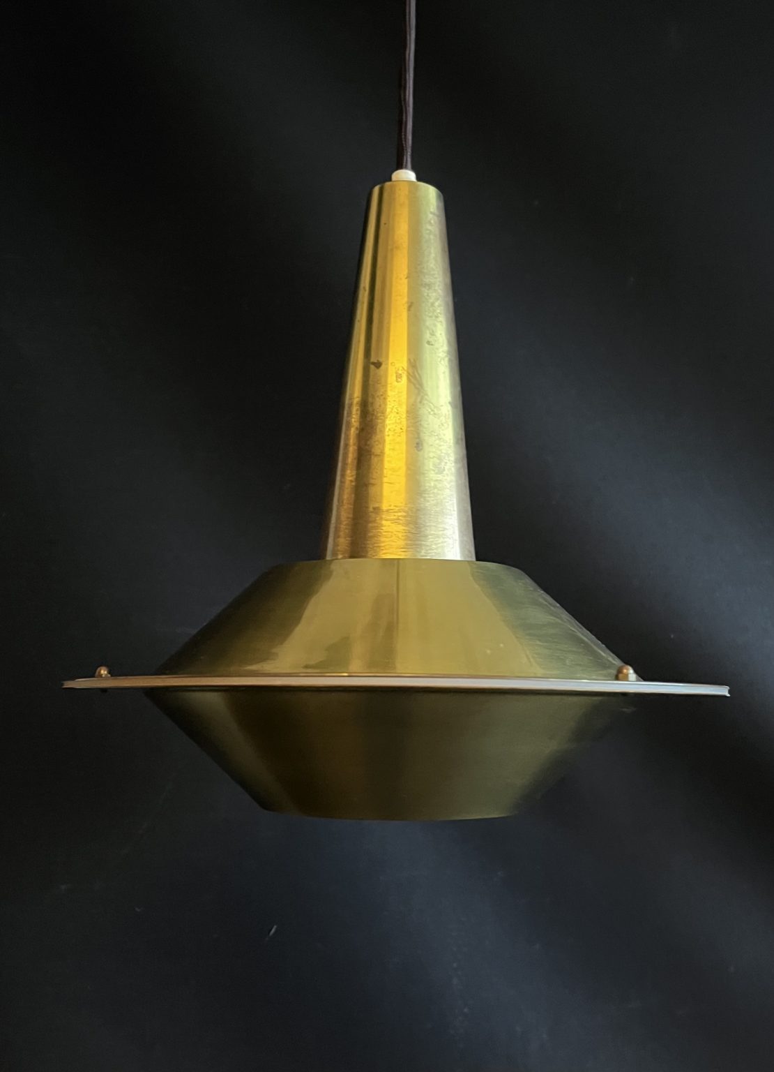 Vintage messinglampe-Fi2761 - Genbrugsauktion