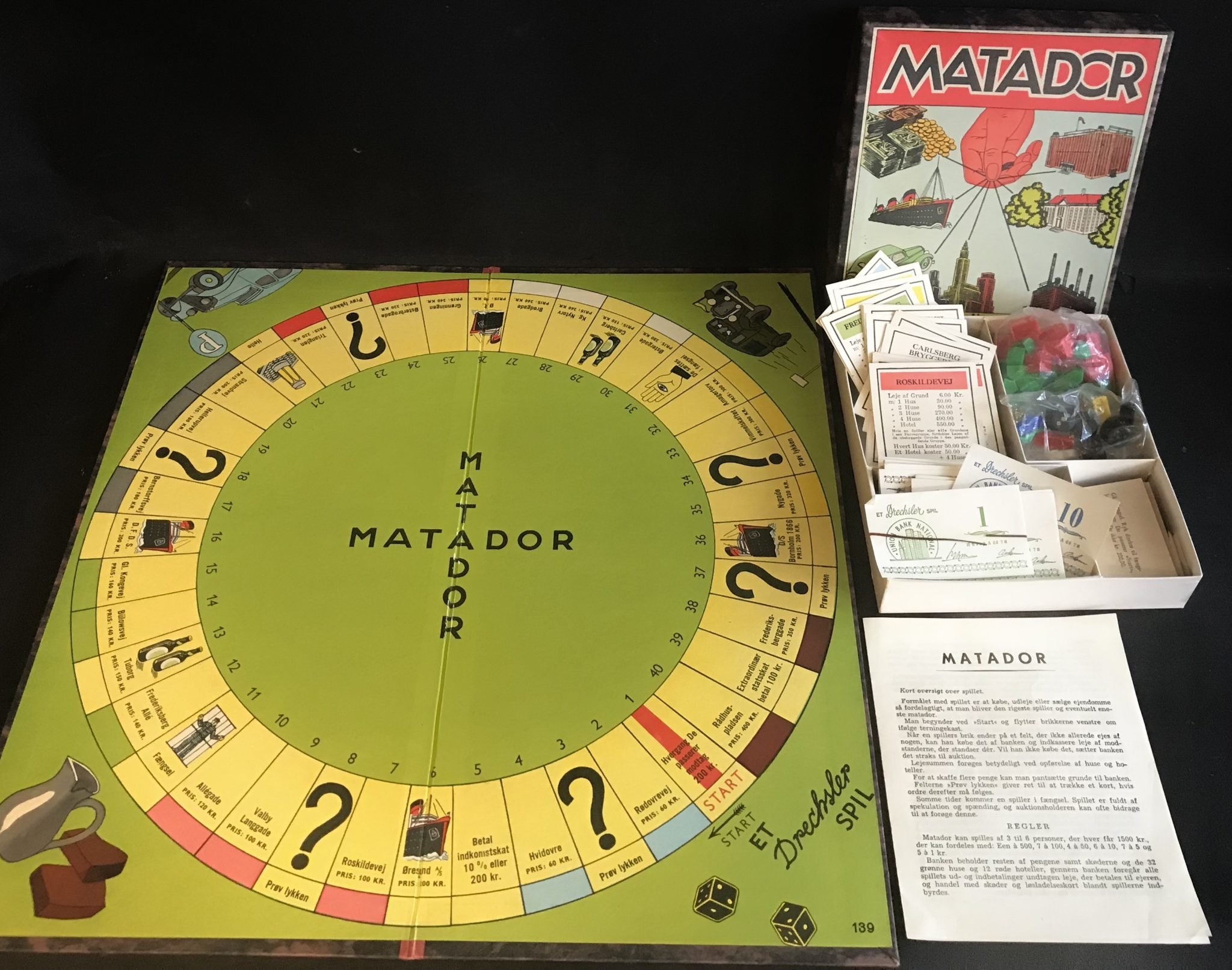 Gl. Matadorspil (Drechsler)-Fi1981 - Genbrugsauktion