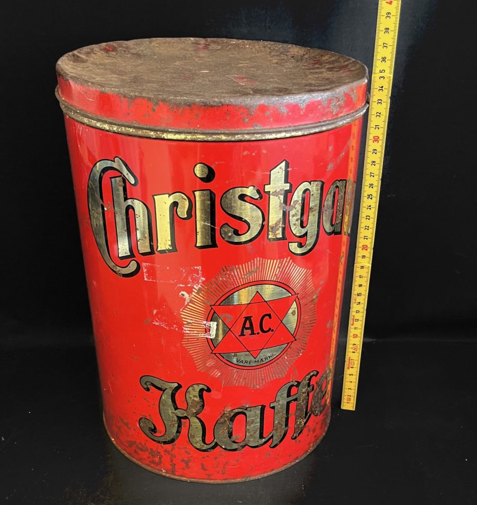 Stor Christgau kaffedåse H: 35 cm -Fi2433 - Genbrugsauktion