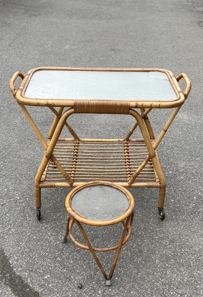 Bambus rulle/barvogn etc.-Fi2013 - Genbrugsauktion