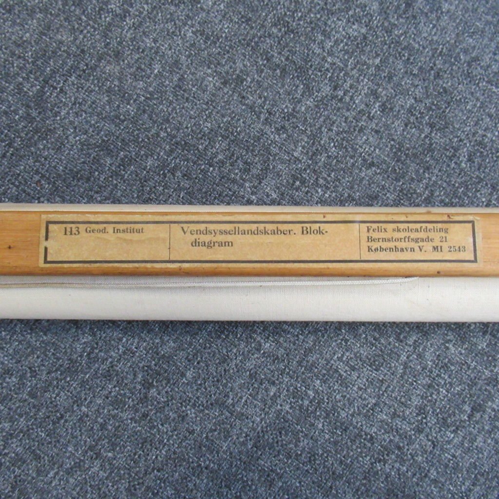 Geodætisk kort over Vendsyssel landskab - 1749 - Genbrugsauktion