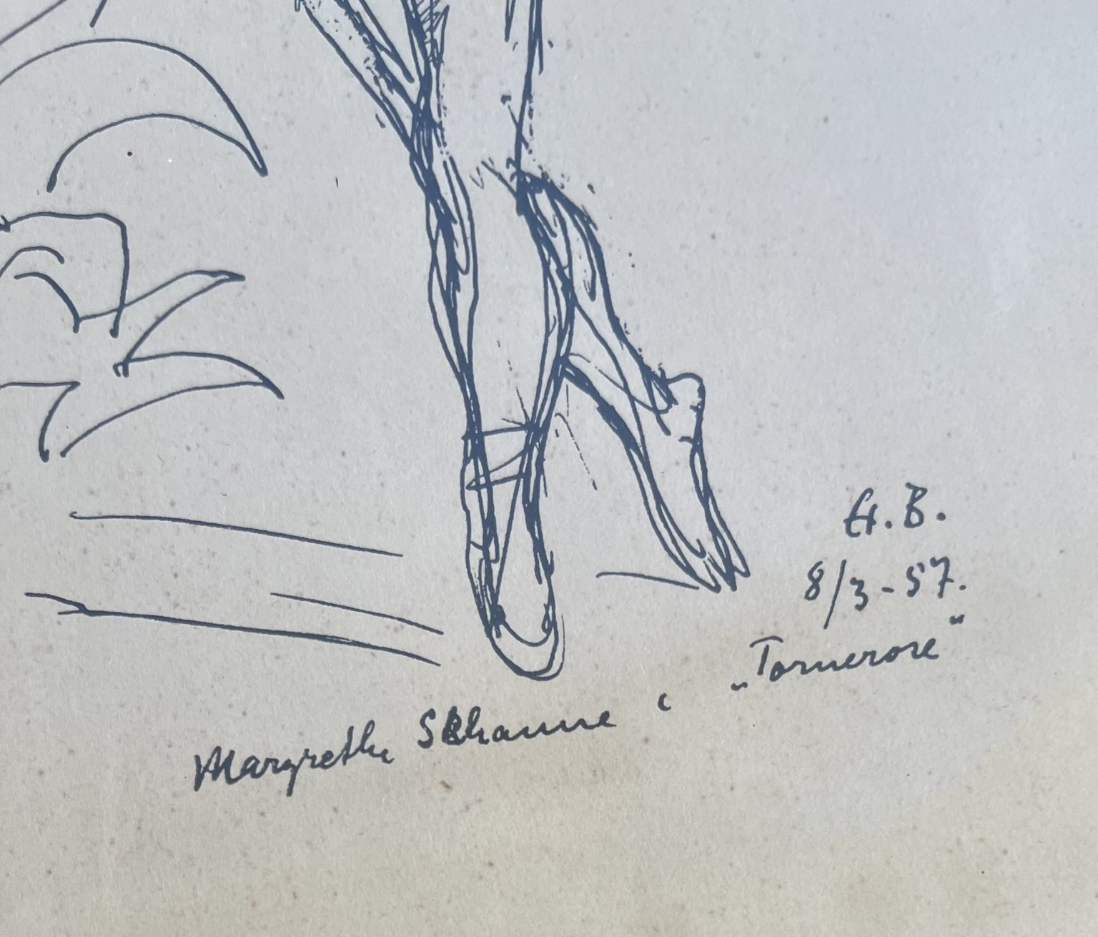 Hans Bendix tegninger/tryk-Fi3282 - Genbrugsauktion