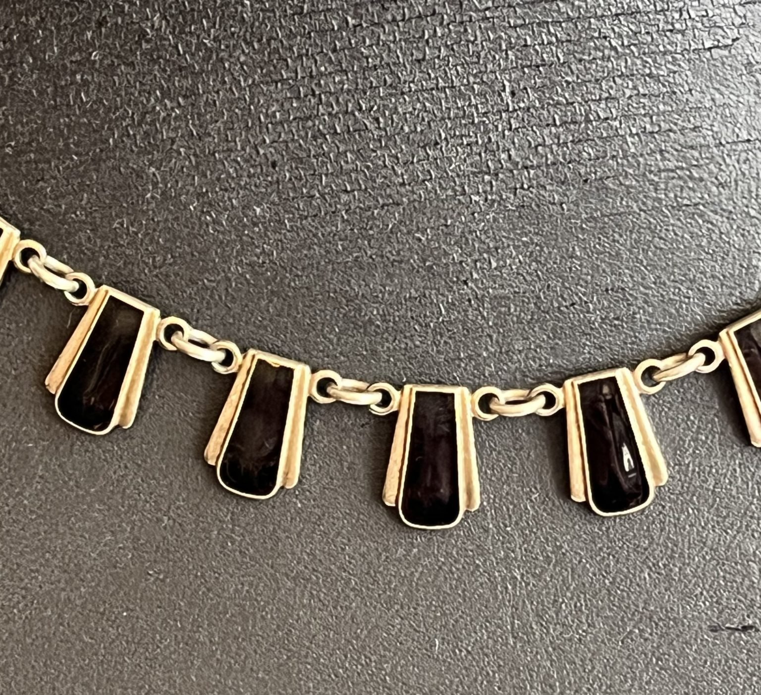 Volmer Bahner sølv/emaljekæde-Fi3347 - Genbrugsauktion